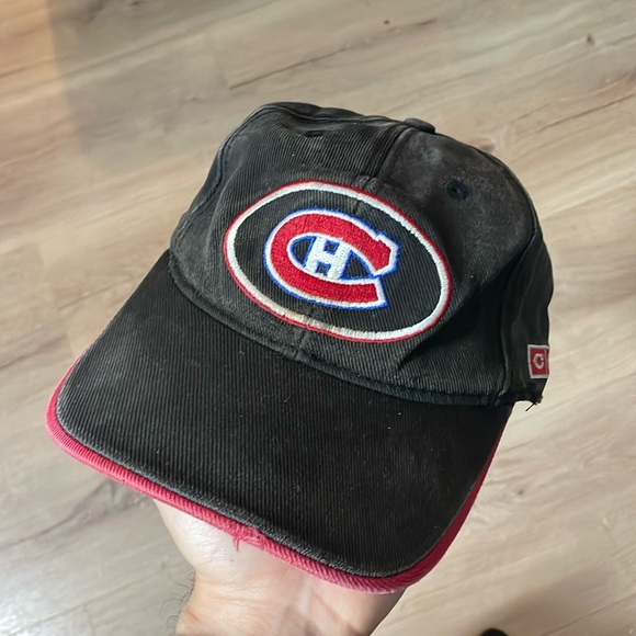 CCM | Accessories | Vintage Ccm Center Ice Montreal Habs Canadiens Hat ...
